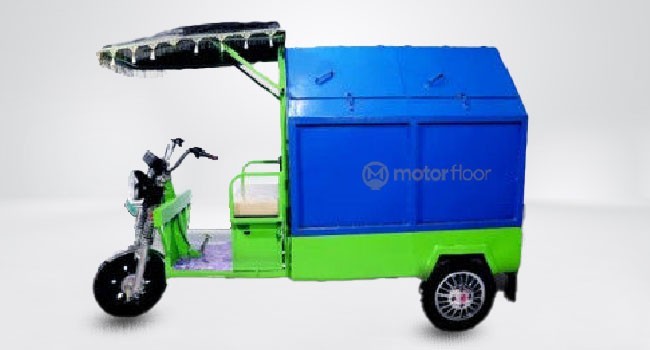 NRJ Electric Motor Electric Motor Closed Body Loader 3 Wheeler Auto ...